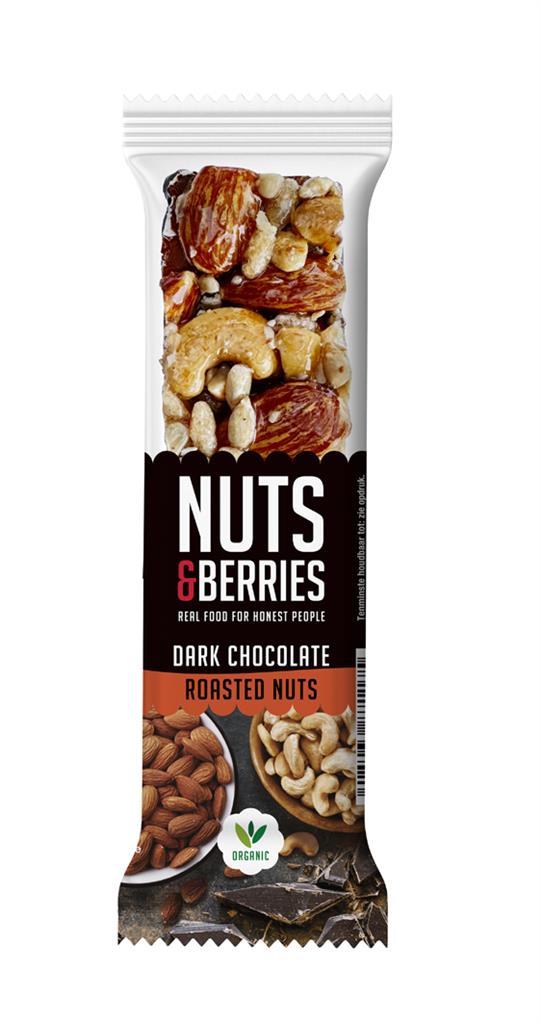 Nuts & Berries dark choco roasted nuts 40g - 15 – birensstore