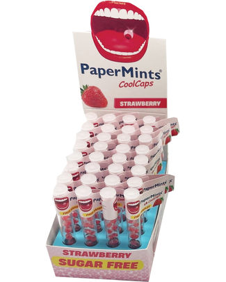 PAPERMINTS Coolcaps tubes strawberry - 32 – birensstore